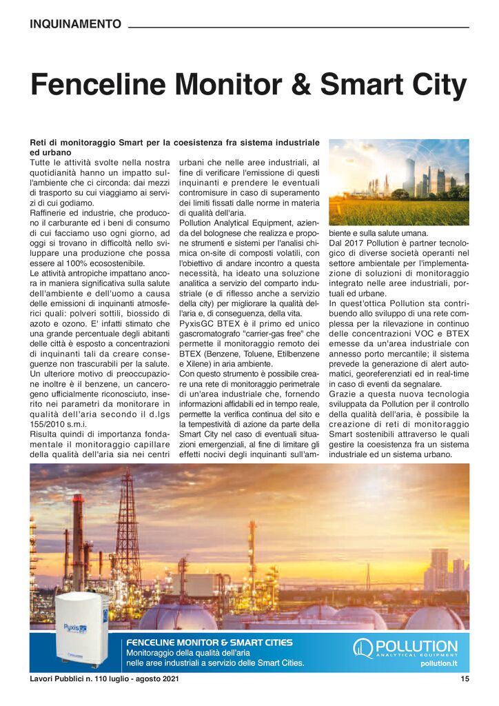 Reti di monitoraggio Smart per la coesistenza fra sistema industriale ...